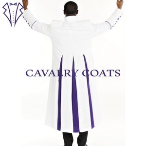 Men's White Cotton Clergy Robe: Adam Roman Cassock - Etsy