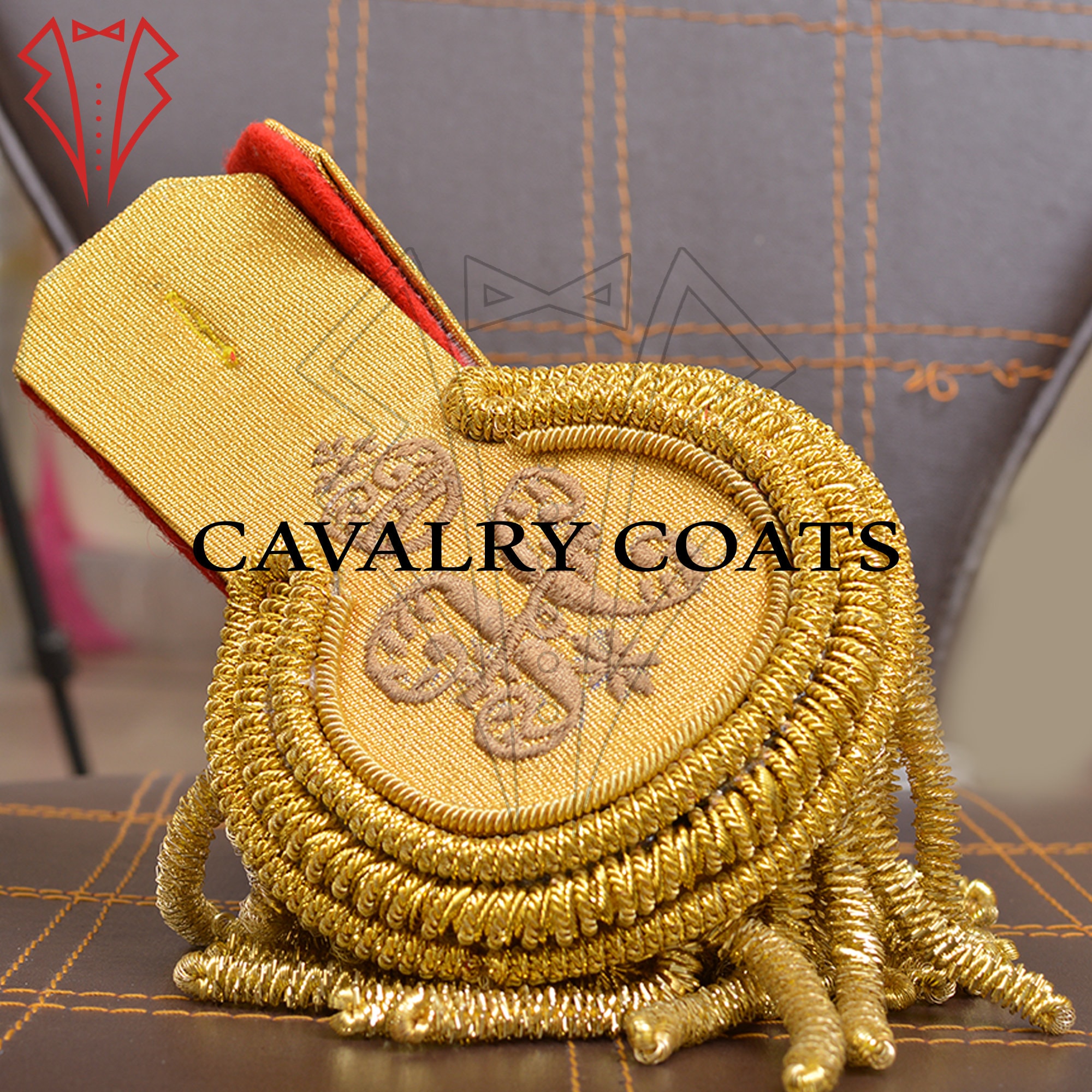 New Handmade Gold Antique Shoulder Military Epaulettes, Napoleon ...