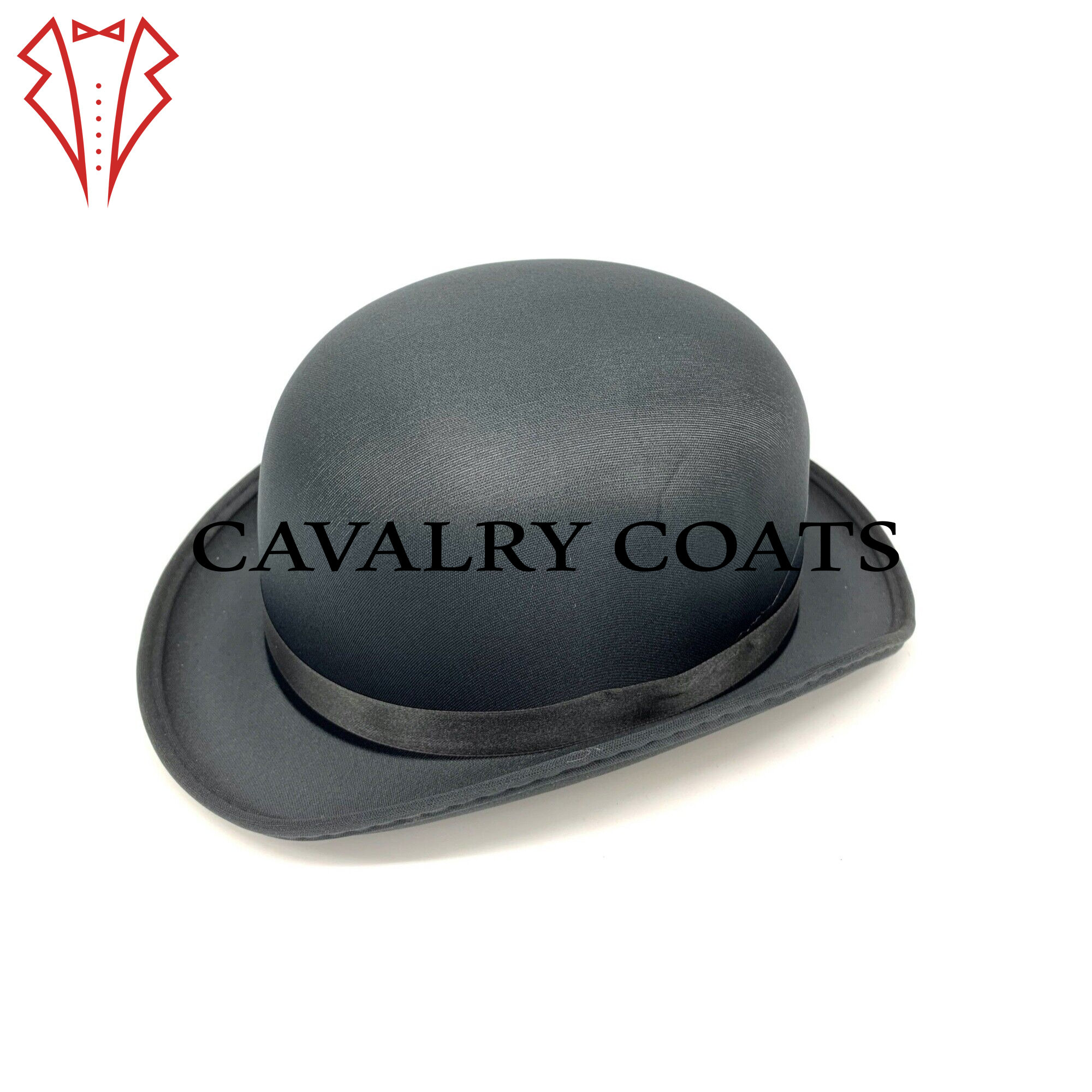 Men's Black Bowler Hat Felt Charlie Chaplin 50s 60s Party Adult Blend ...