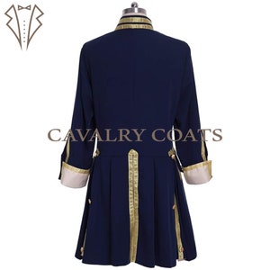 New Men's Navy Blue Wool Steampunk Tailcoat, Regency Tailcoat, Medieval ...