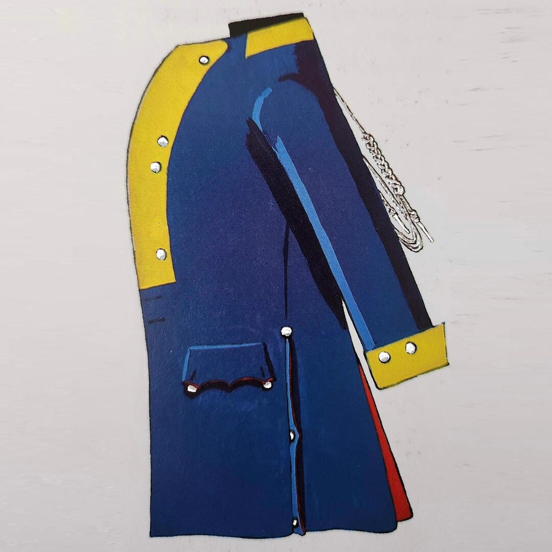 New Men Regimental Jacket, 8th Regiment Jacket, Revolutionary War ...