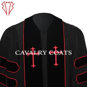 New Dr. of Divinity Clergy Robe Embodying Sacred Authority, Clergy Robe ...