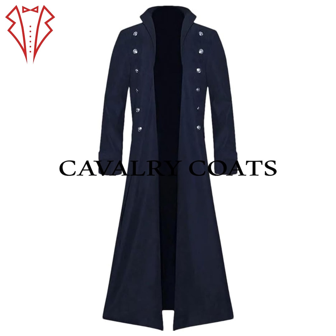 Men's Wool Frock Coat: Gothic Victorian Steampunk Trench Coat - Etsy