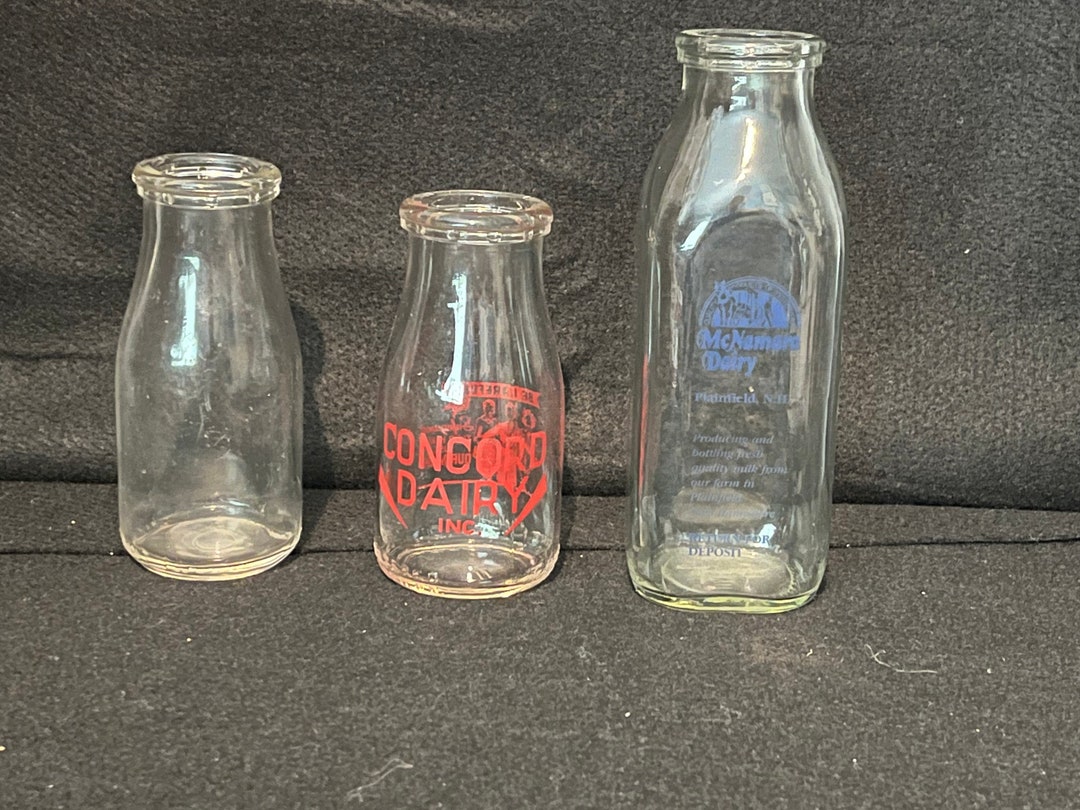 Vintage Milk Bottles - Etsy