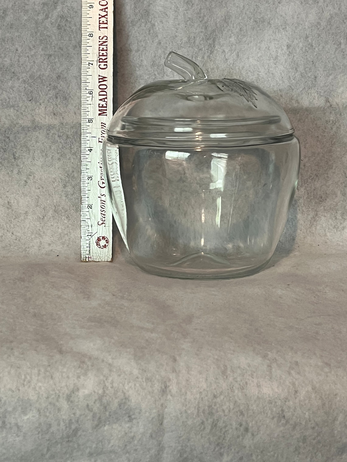 Apple Shaped Glass Jar - Etsy