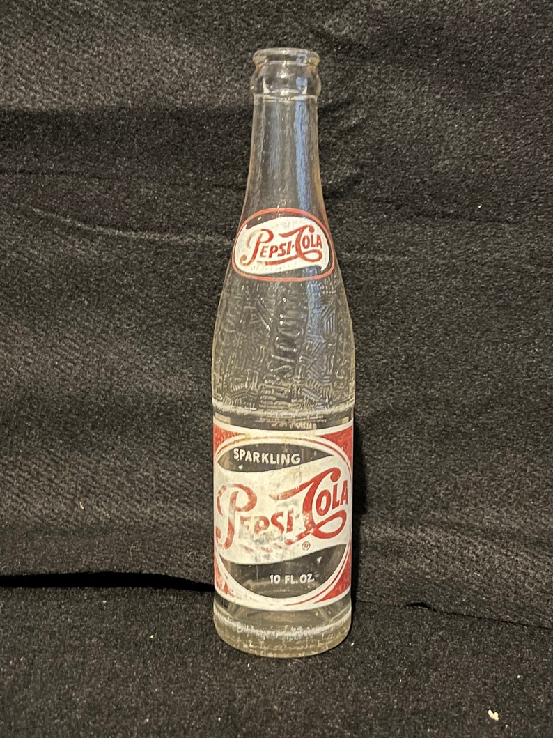 Vintage Pepsi Bottle - Etsy
