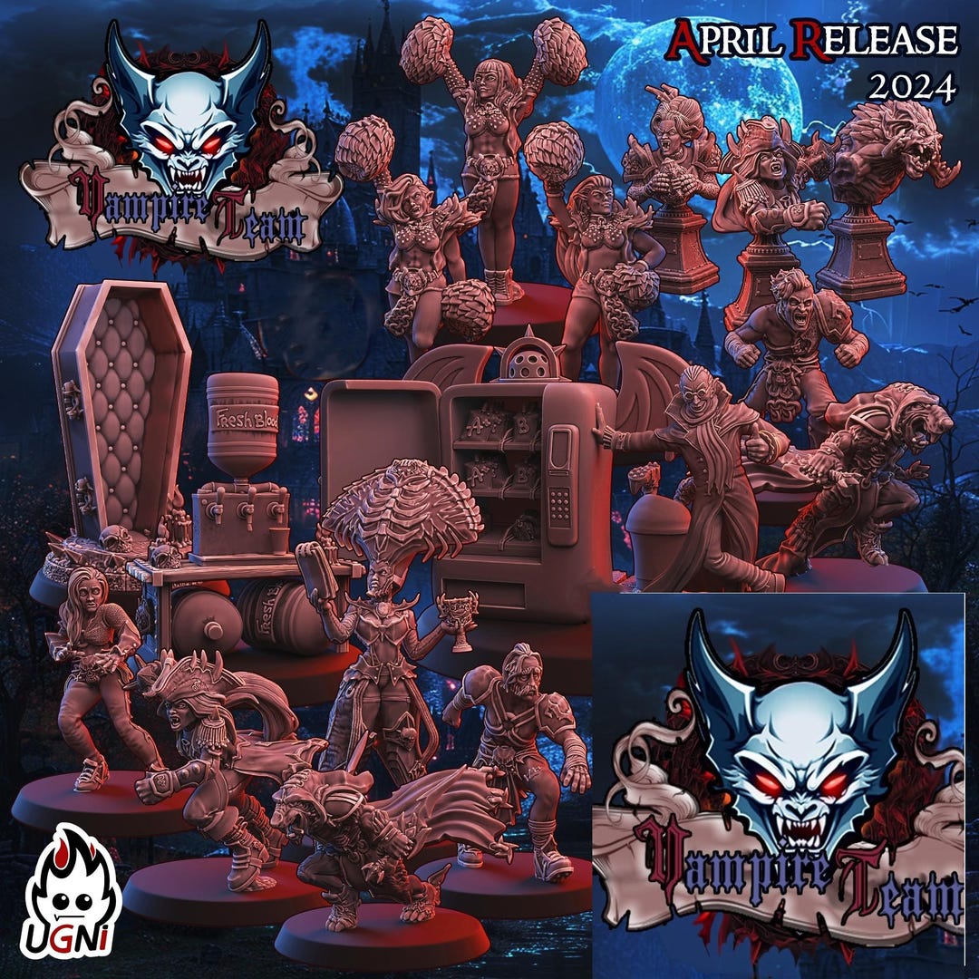 The VAMPIRE TEAM Part 2 - Fantasy Football Support Staff and Star ...