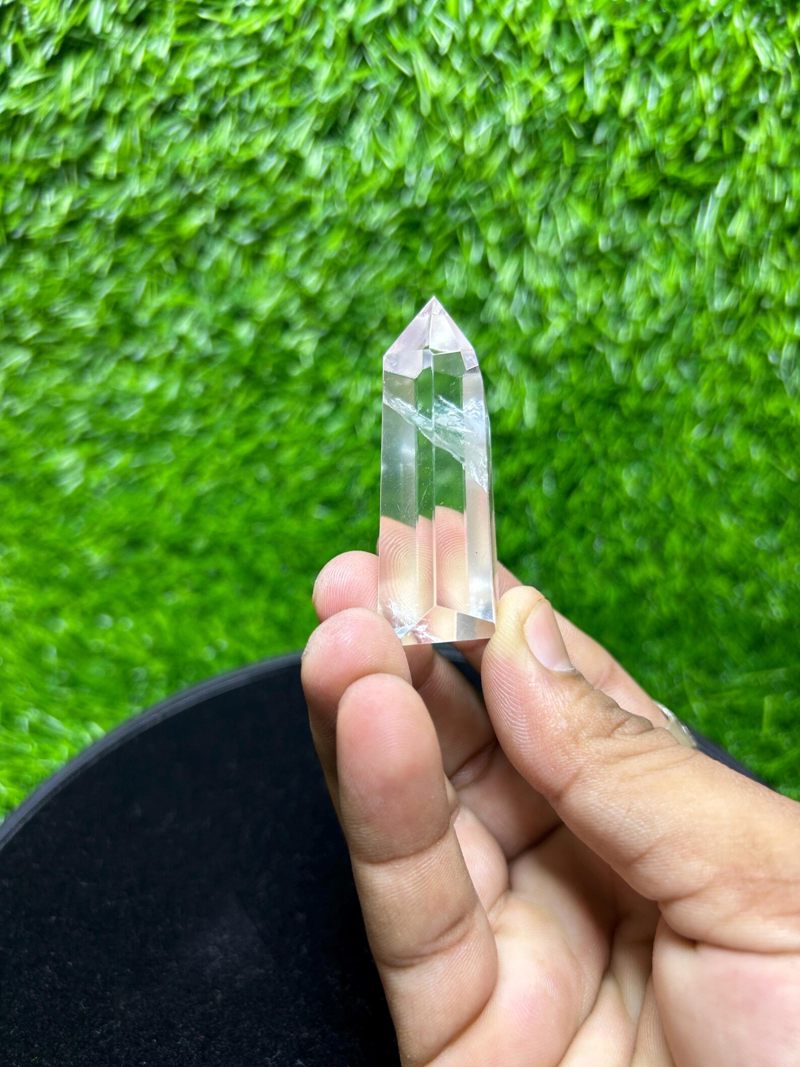 Clear Quartz 6 Faceted Smallest Crystal Pencil Wand-faceted Cut Wand ...