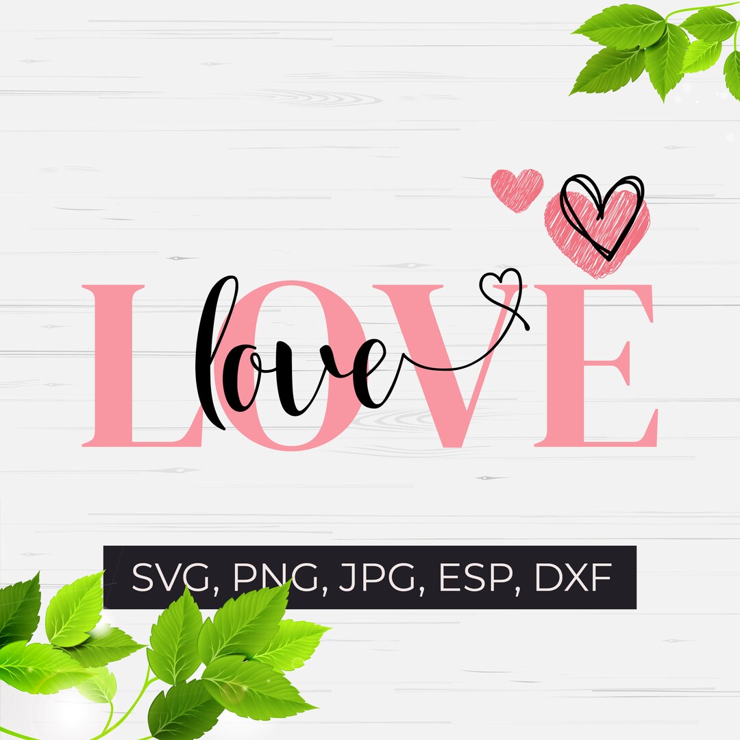 Love Love Heart Svg Png Love You More, Valentine Day SVG Design for ...