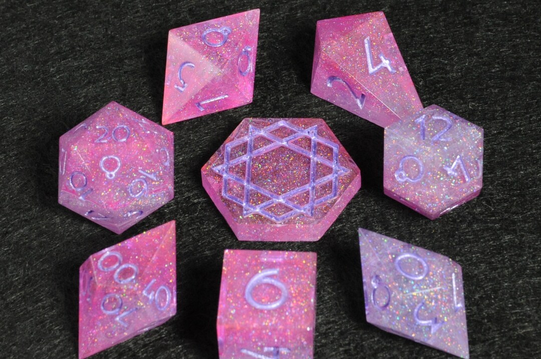 Unicorn Poop 8 Piece Dice Set - Etsy