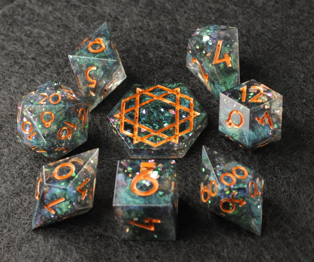 Druidic Muse 8 Piece Dice Set - Etsy