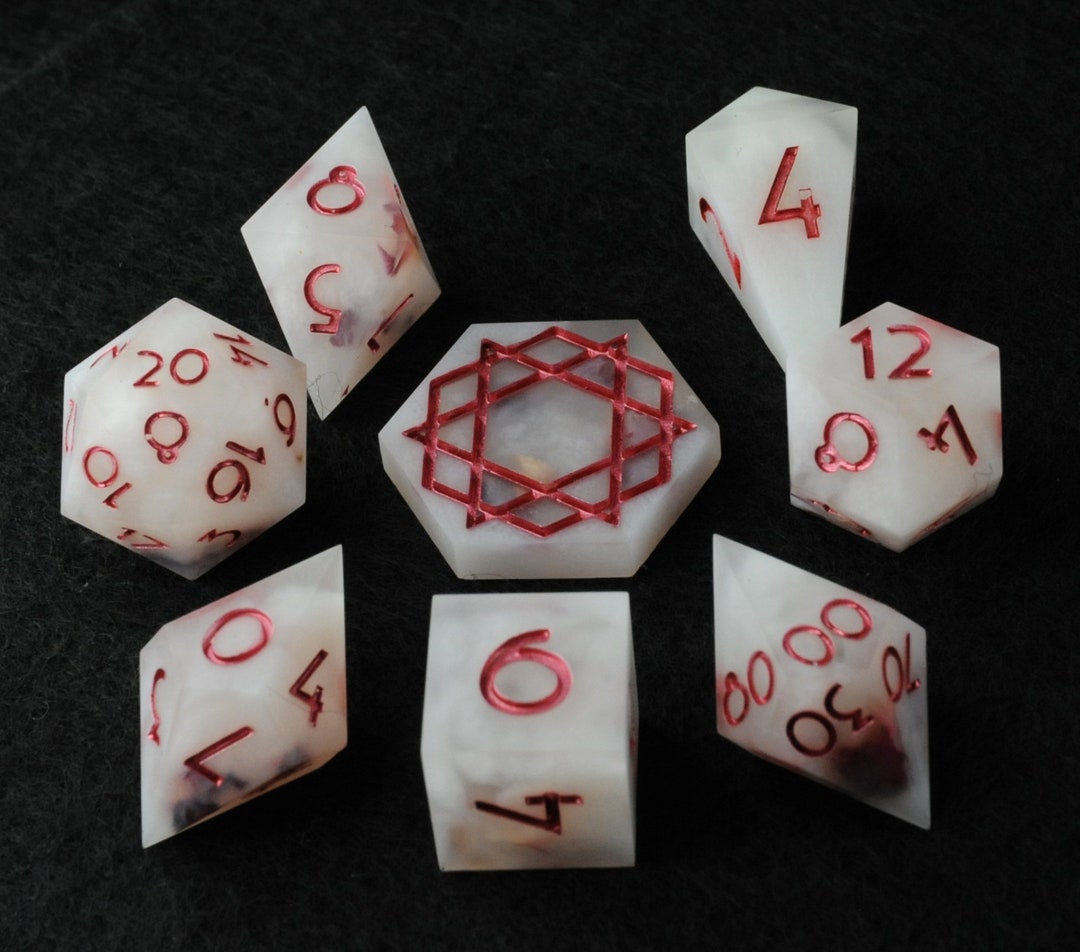 Rose Milk Tea 8 Piece Matte Dice Set - Etsy