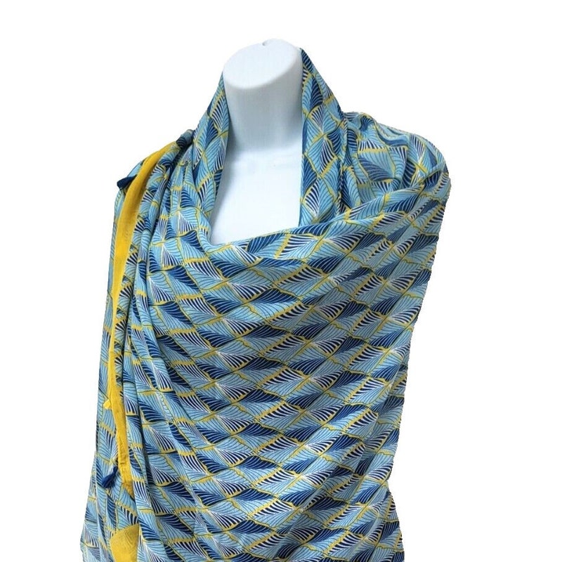 Bright Yellow Scarf - Etsy