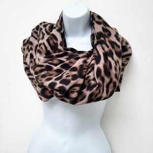 Leopard Animal Print Scarf/wrap Large Luxurious Soft Wool Mix Blend - Etsy