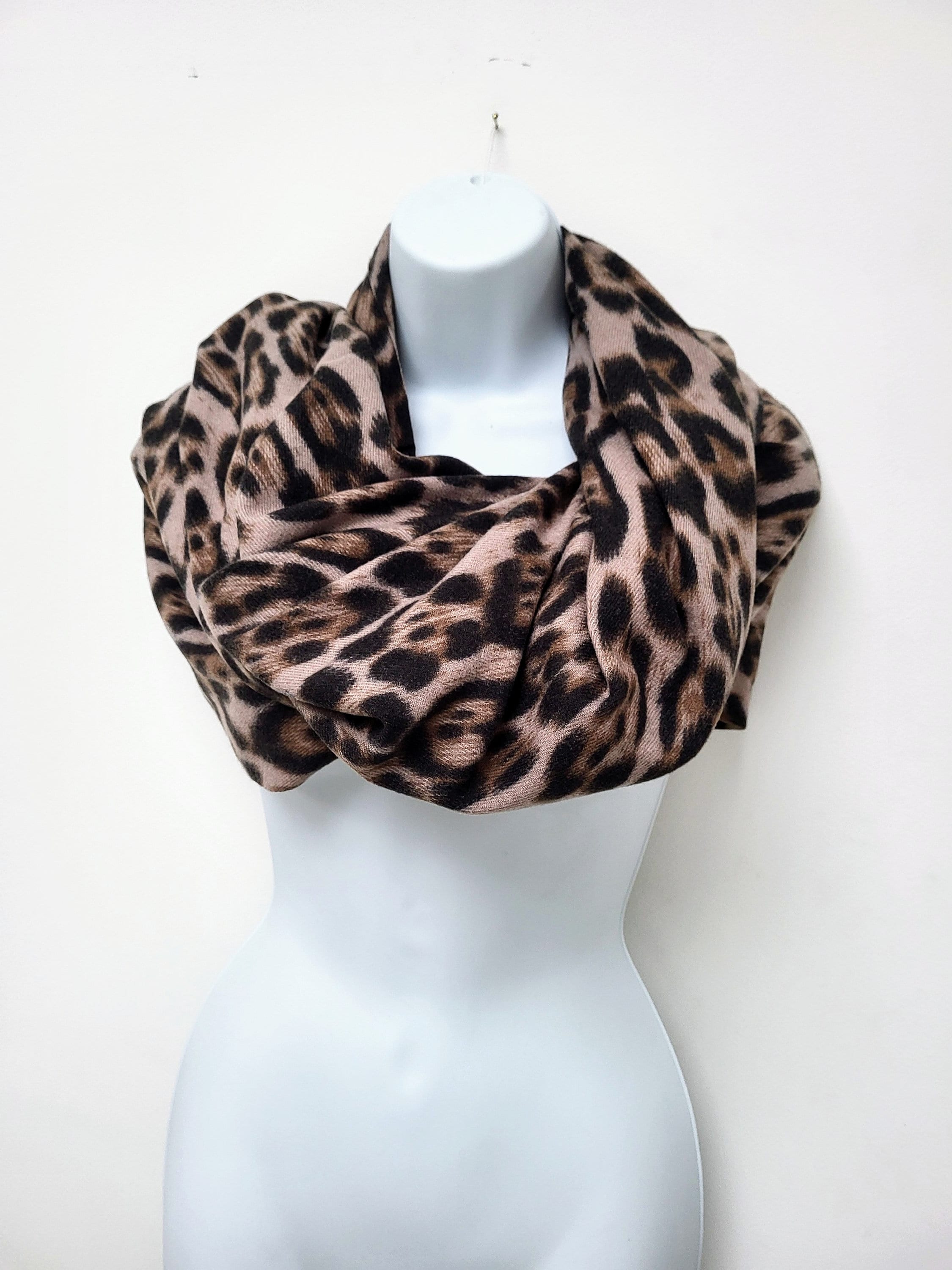 Leopard Animal Print Scarf/wrap Large Luxurious Soft Wool Mix Blend - Etsy