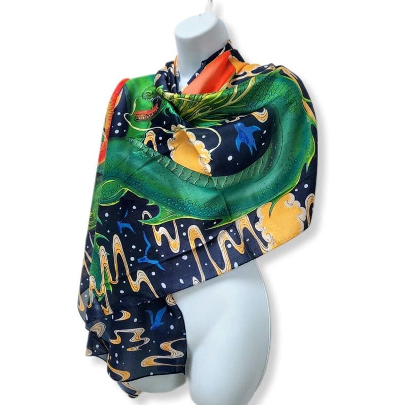 Dragon Scarf - Etsy