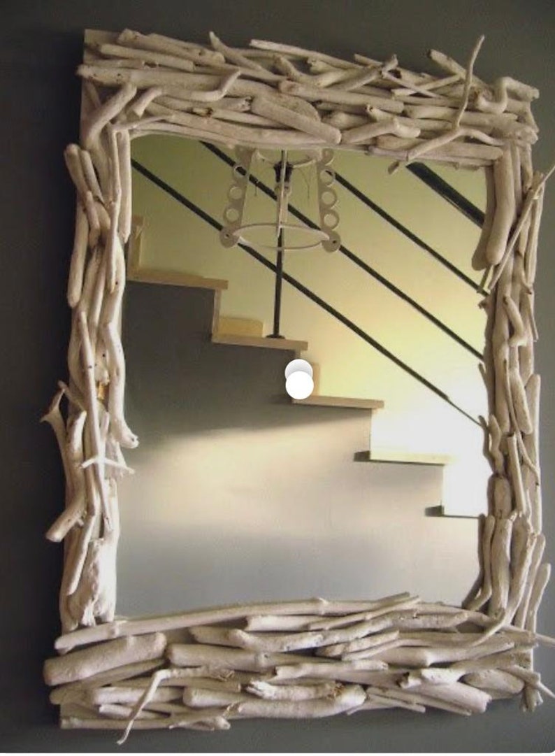 Driftwood Mirror - Floor Mirror - Rustic Wood Mirror - Design Wood ...
