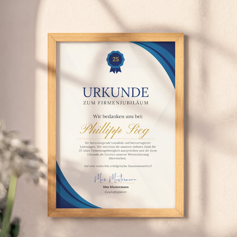 Geschenk mitarbeiter jubiläum - Etsy.de