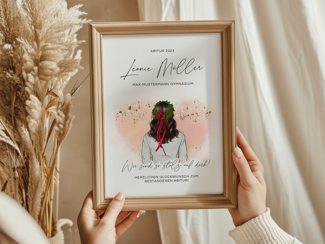 Abitur 2024: Congratulations on Passing Your Abitur, Customizable ...