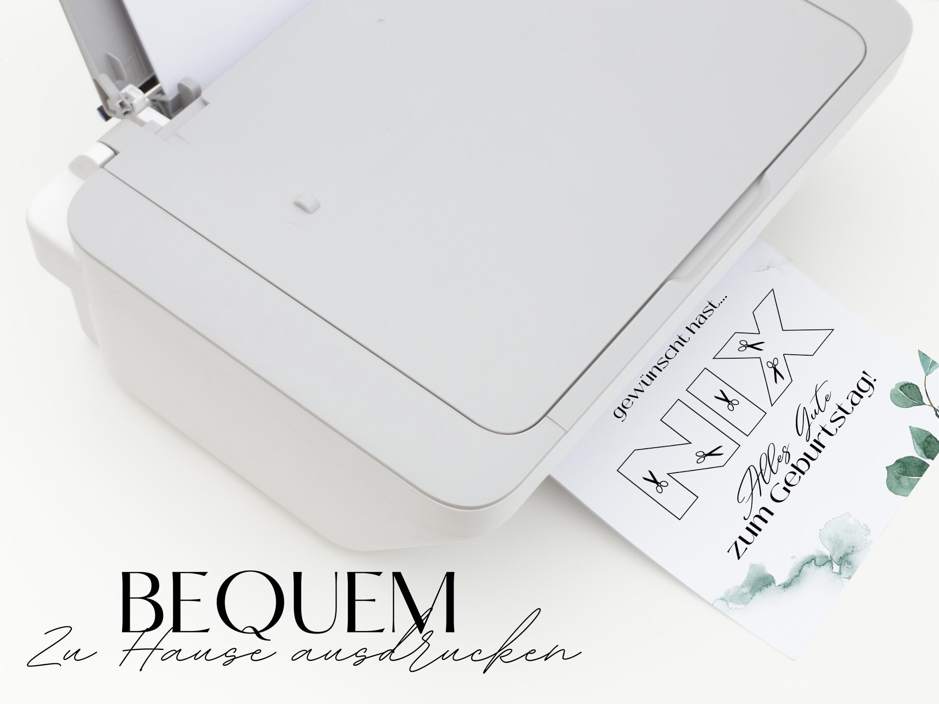 Geldgeschenk "NIX", PDF Vorlage zum Ausdrucken, Geburtstagsgeschenk ...