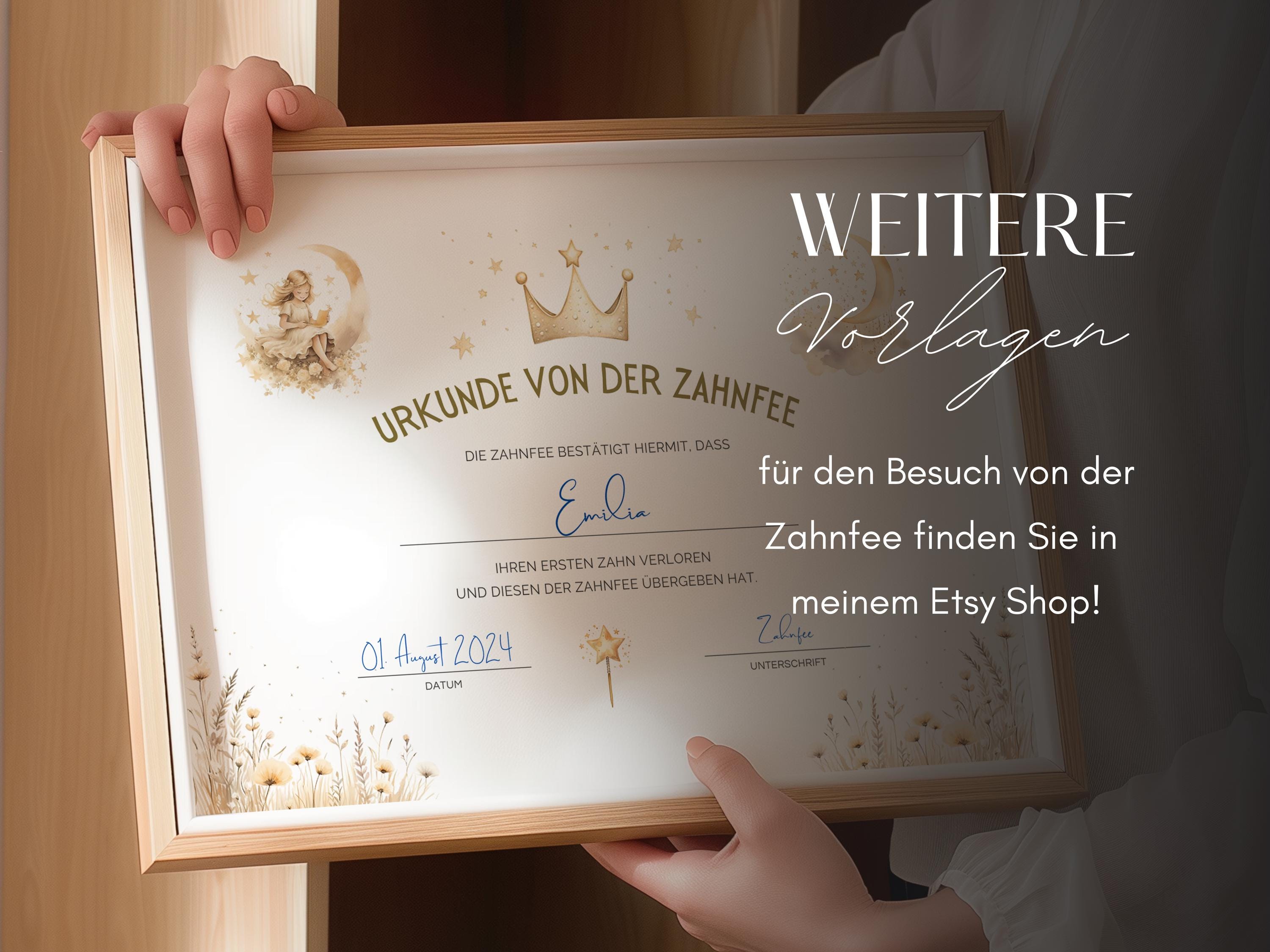 Personalisierbarer Brief von der Zahnfee zum Ausdrucken - Ein ...