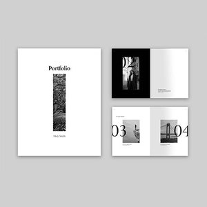 Minimal Number Portfolio, Photography Portfolio, Indesign Portfolio ...