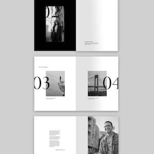 Minimal Number Portfolio, Photography Portfolio, Indesign Portfolio ...
