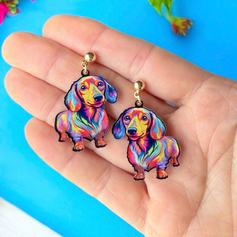 Dog Earrings - Etsy