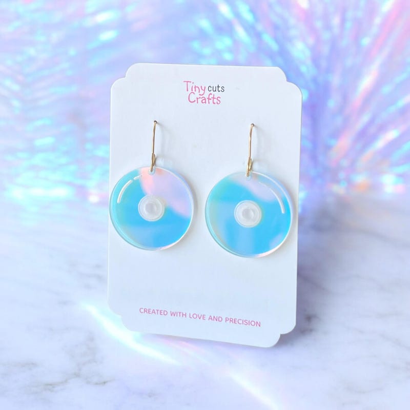 Cd Earrings - Etsy