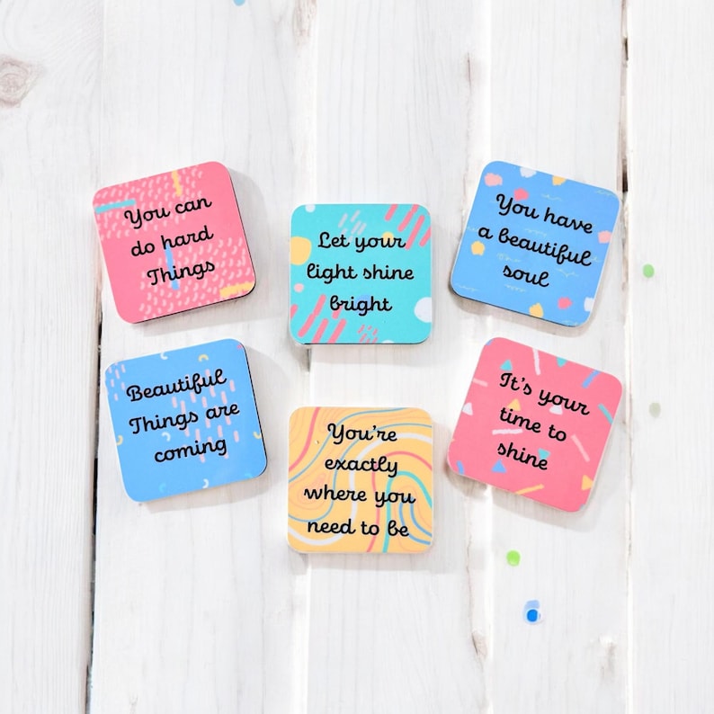 Positivity Quote Magnets: Inspirational Affirmations, Encouragement ...