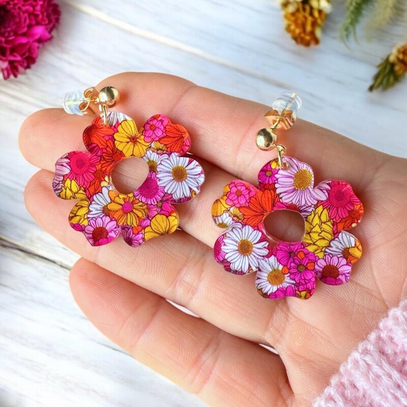 Acrylic Flowers - Etsy