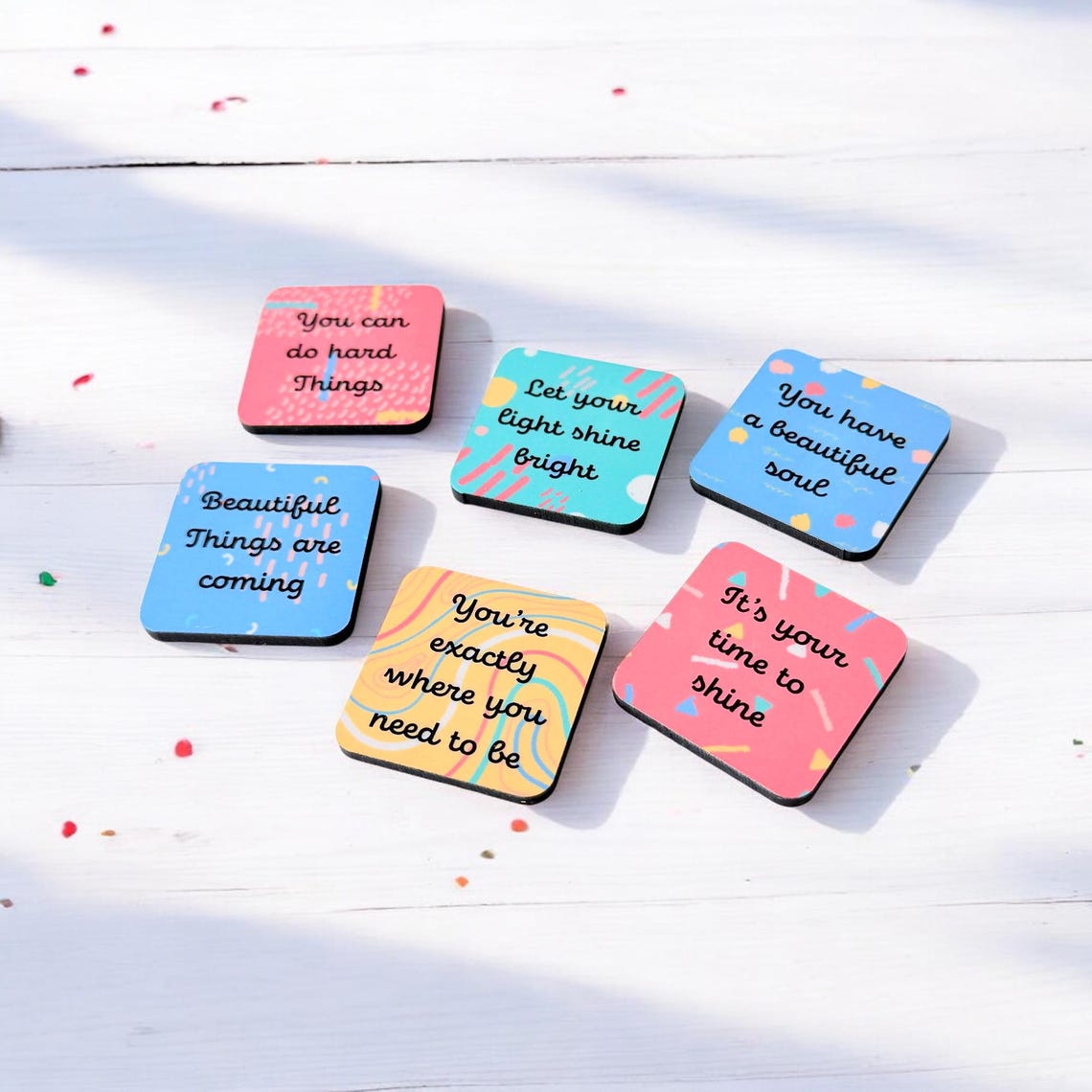 Positivity Quote Magnets: Inspirational Affirmations, Encouragement ...