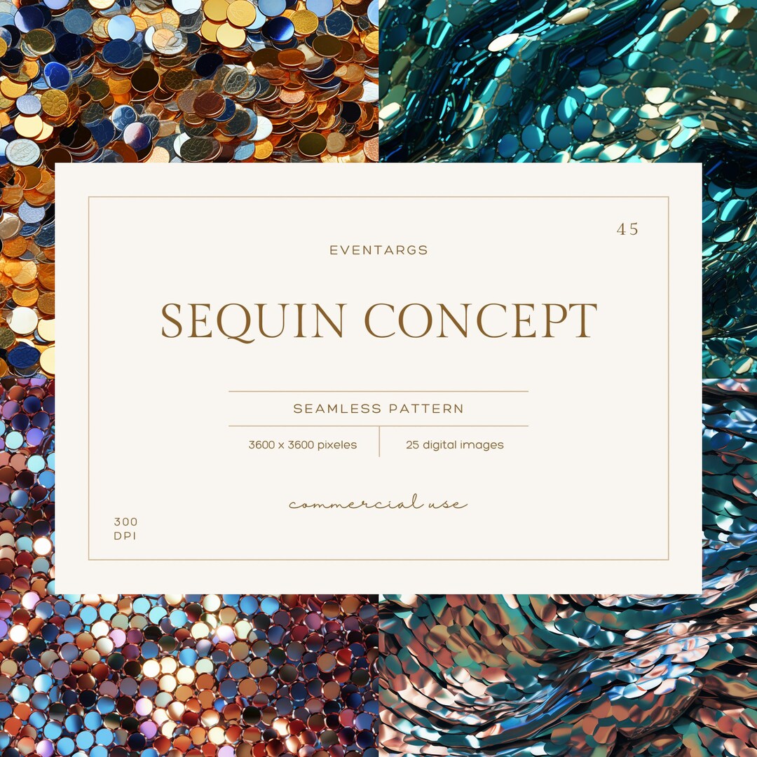 Sequin Concept Texture, Seamless Pattern, Commercial Use Scrapbooking ...
