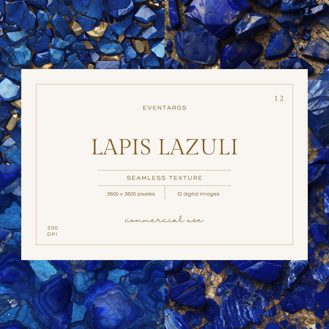 Lapis Lazuli Seamless Texture, Digital Art, Commercial Use Scrapbooking ...