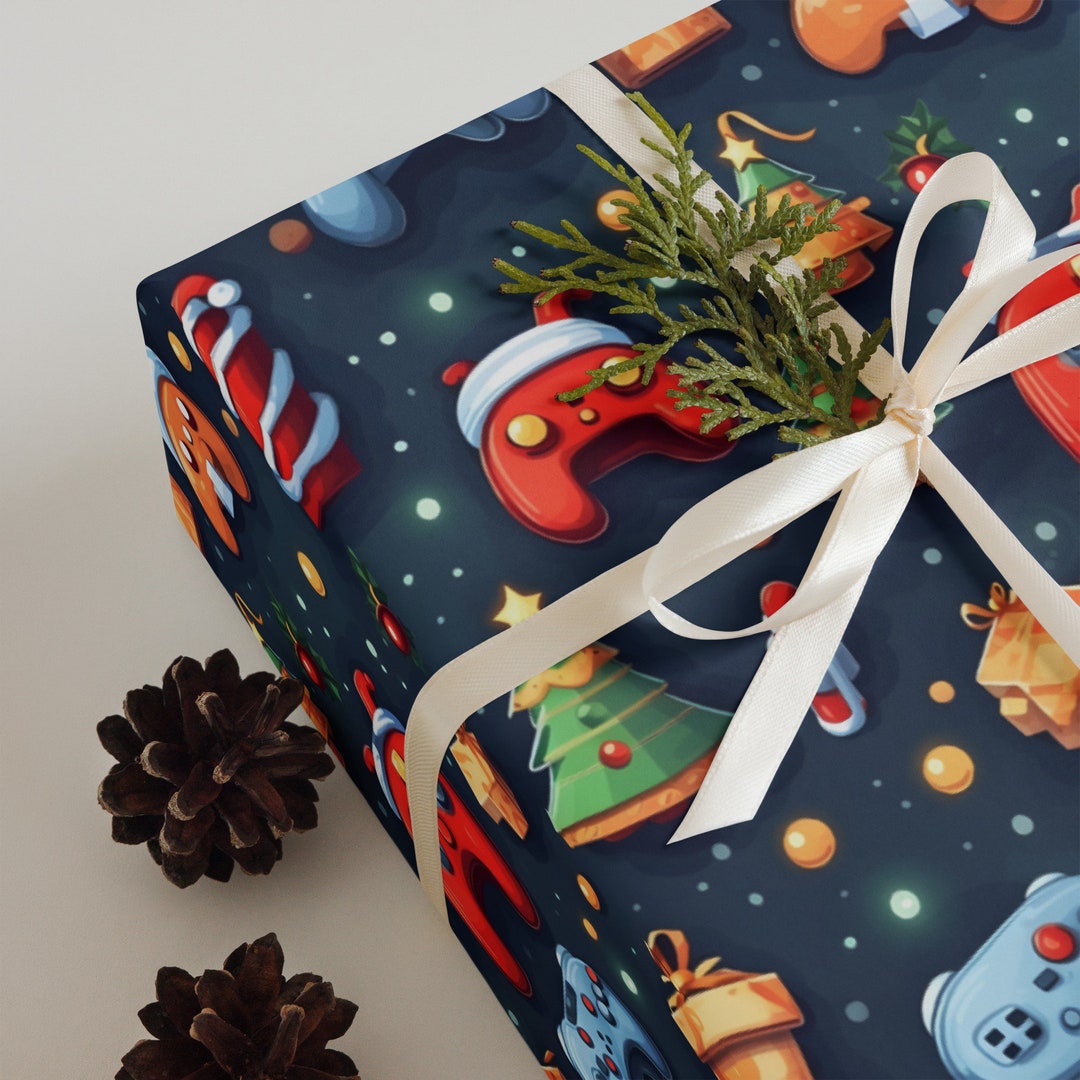 Wrapping Paper Sheets: Video Game Controls Concept, Free Shipping - Etsy