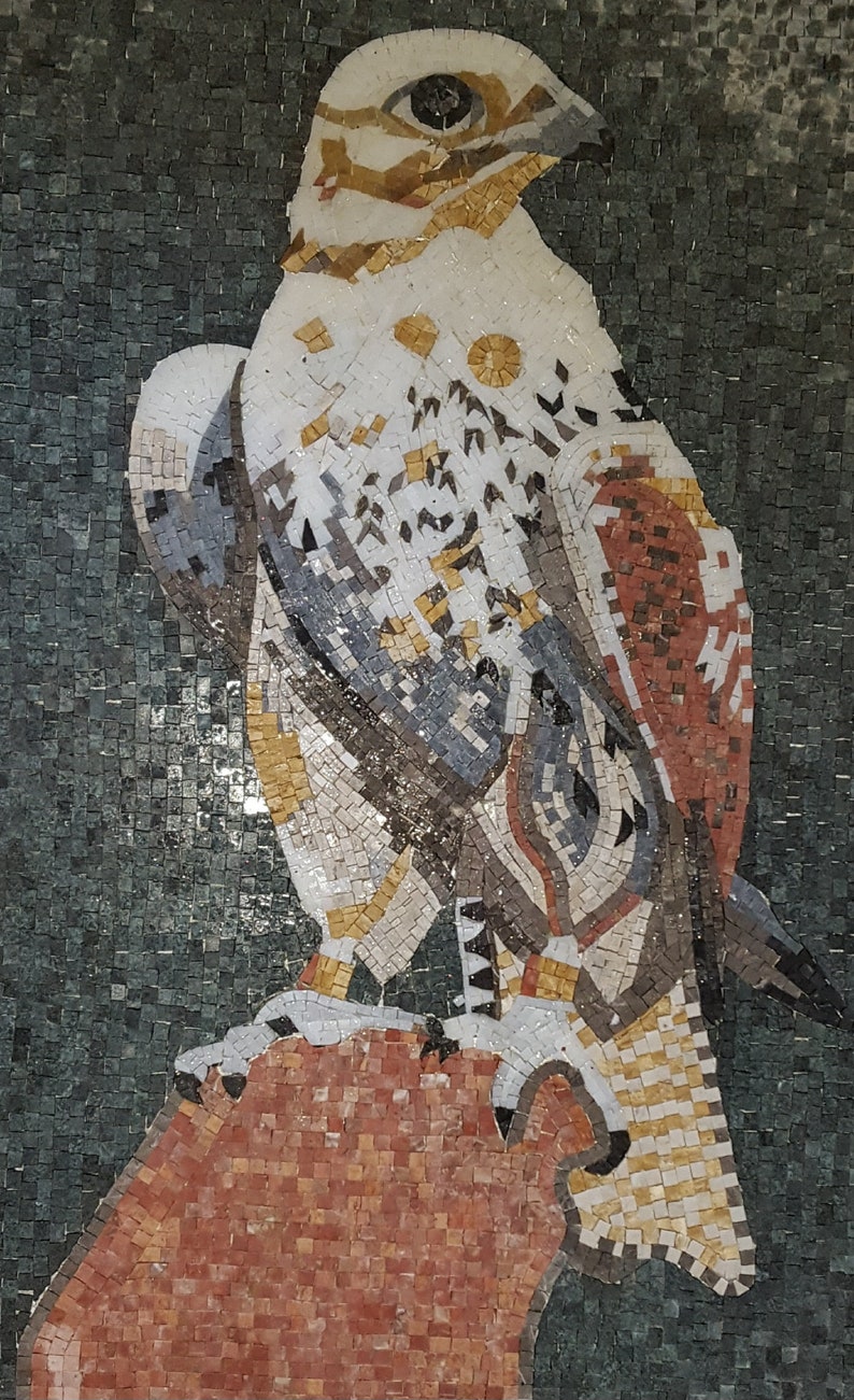 Mosaic Marble EAGLE WALL ART for Bird Lover Gift – Bird Natural Stone ...