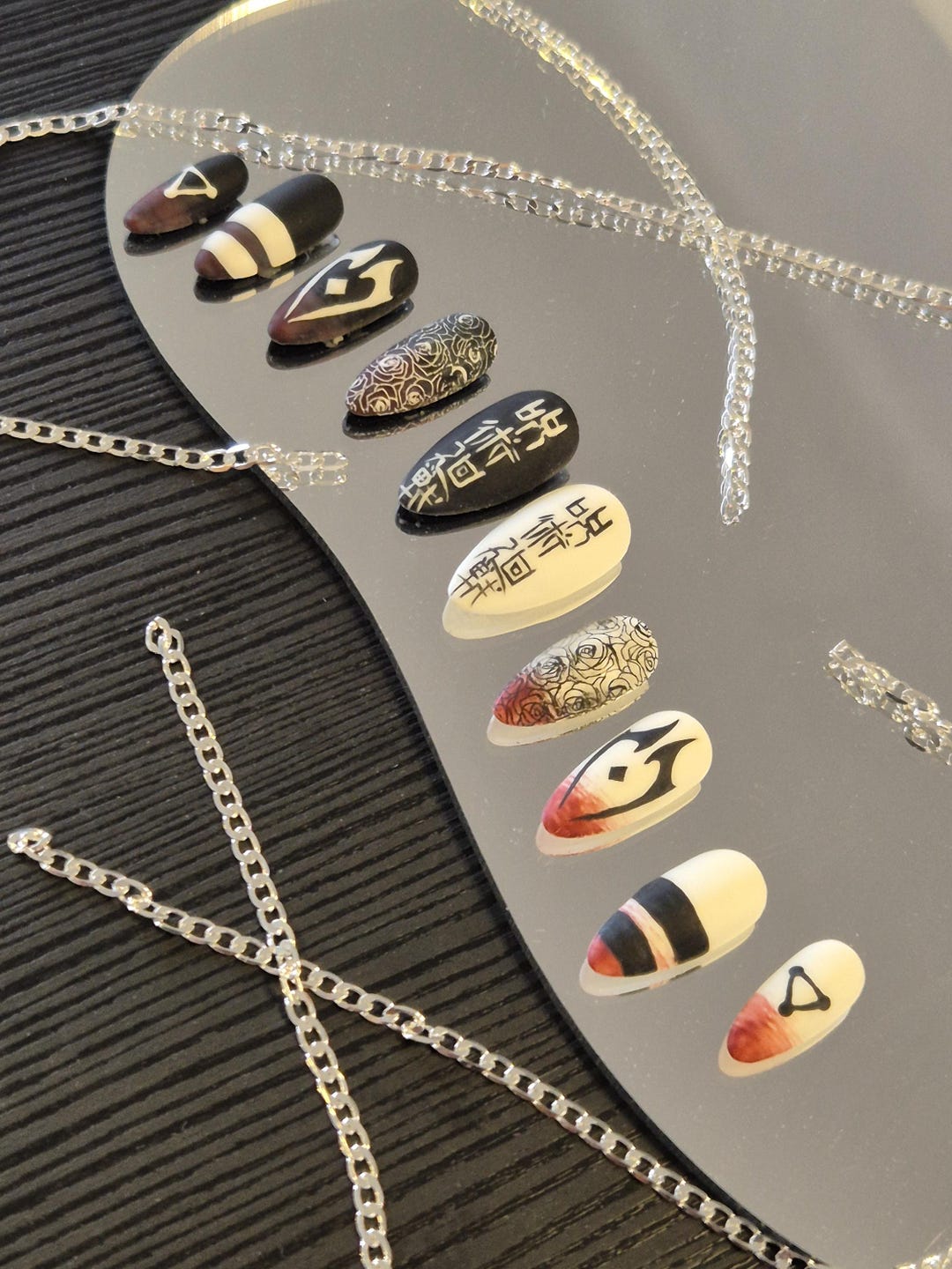 Jujutsu Kaisen Press on Nails | JJK Press on Nails | Sukuna Nails ...