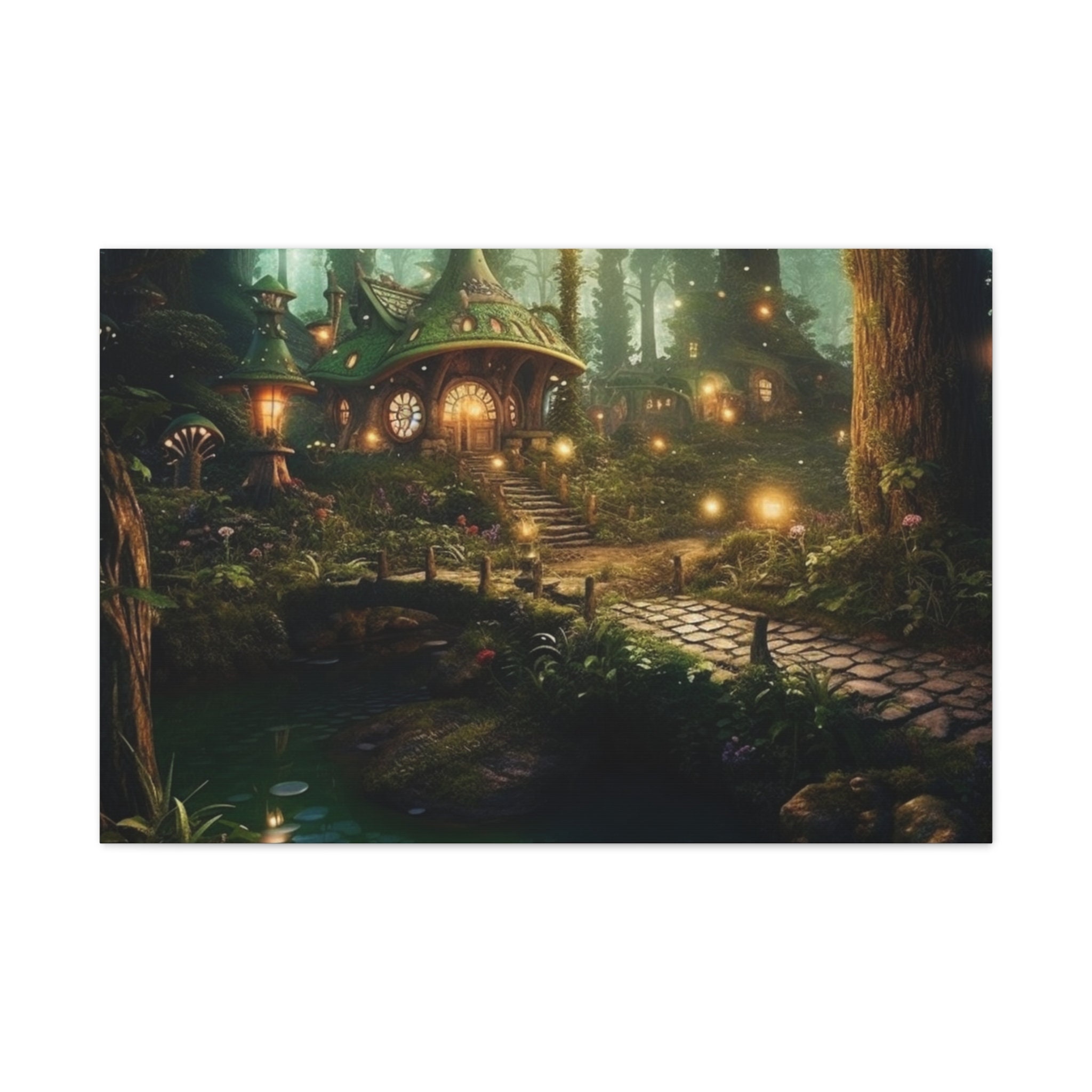 Mystical Grove Canvas: Captivating Wall Art Immersing You in Enchanted ...