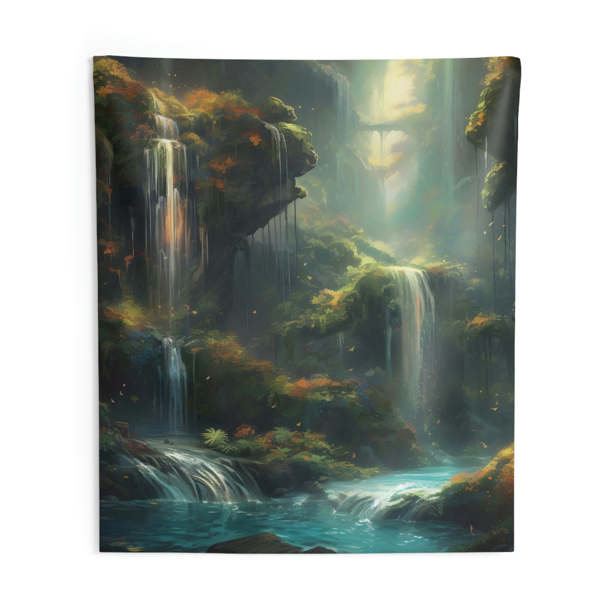 Enchanting Waterfalls Indoor Wall Tapestries - Etsy