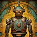 Steampunk Art Deco Robot: Captivating Fusion of Elegance and Innovation ...
