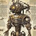 Steampunk Art Deco Robot: Captivating Fusion of Elegance and Innovation ...