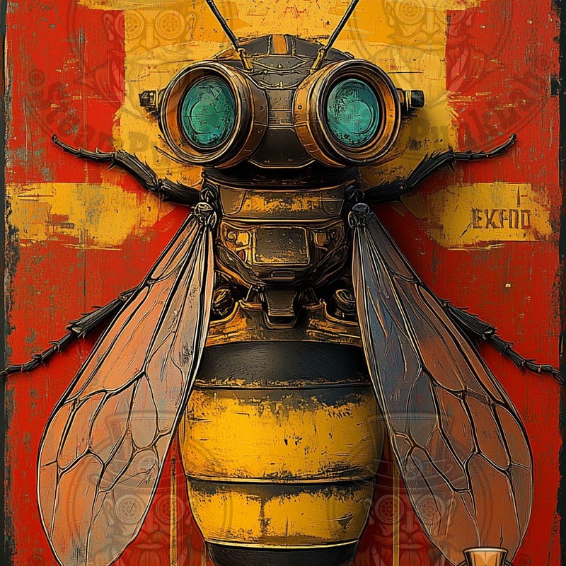 Steampunk Bee - Etsy