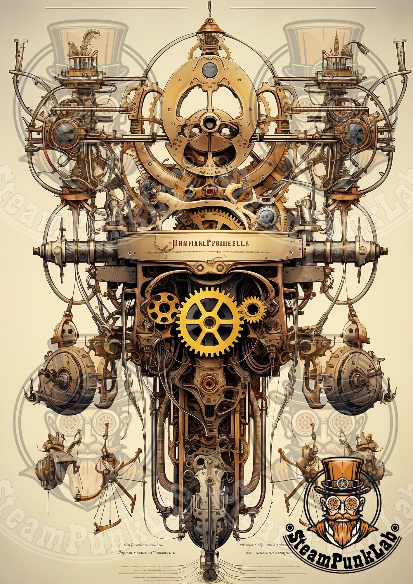 Steampunk Engineering: A Revolutionary Retro-futuristic Creation - Etsy