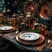 Steampunk Dining Experience: Table Set With Mechanical Elegance - Etsy