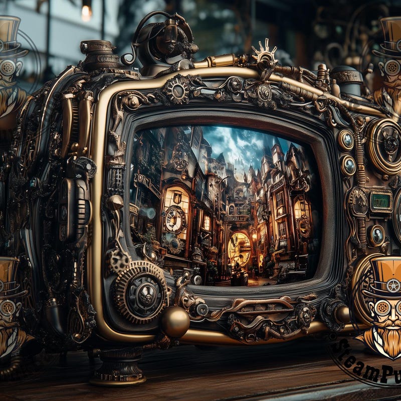 Steampunk Virtual Desktop - Etsy Canada