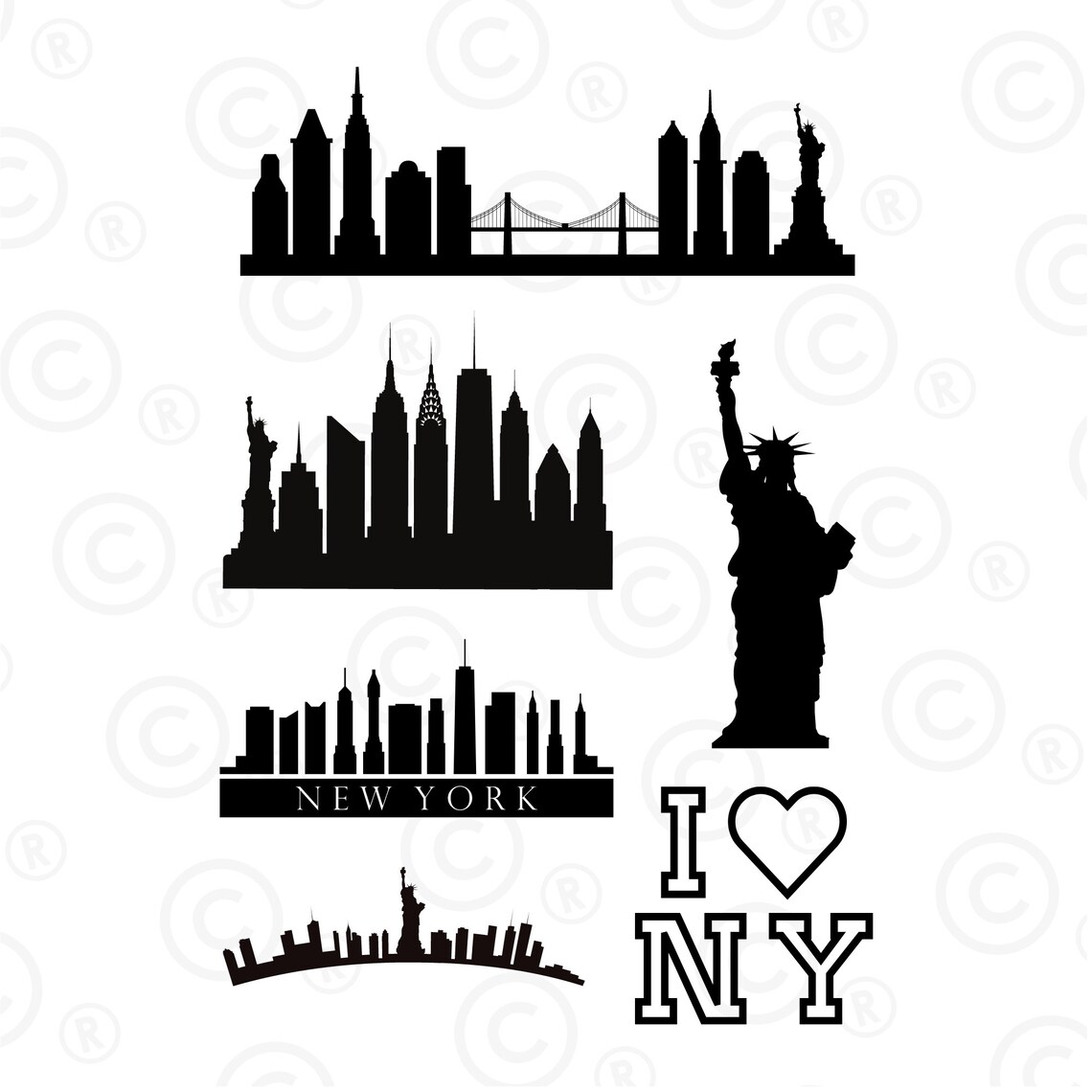 New York Svg, Instant Download SVG, JPG, PDF, Png, Digital Download ...