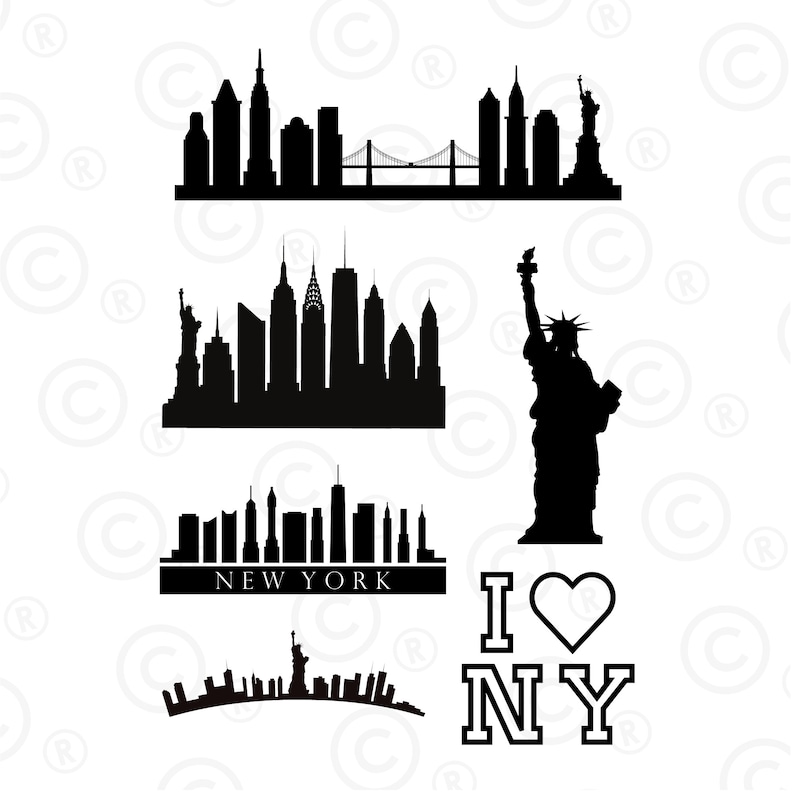 New York Svg, Instant Download SVG, JPG, PDF, Png, Digital Download ...