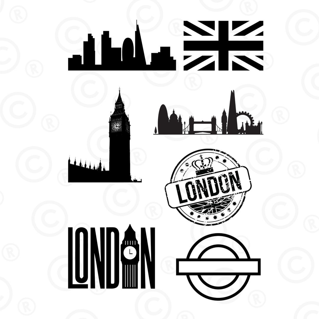 London Svg, Instant Download SVG, JPG, PDF, Png, Digital Download ...