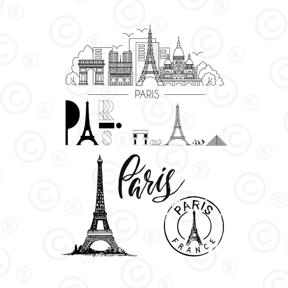Paris Svg, Instant Download SVG, JPG, PDF, Png, Digital Download, Paris ...