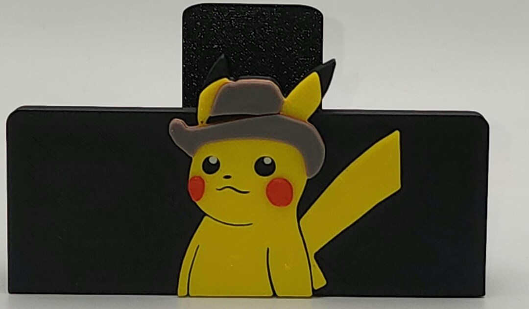 Van Gogh Pikachu Adjustable Card Stand - Etsy
